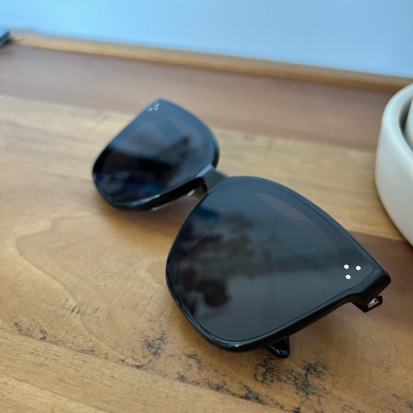 GENTLE MONSTER | Accessories | Gentle Monster Rick Black Sunglasses ...